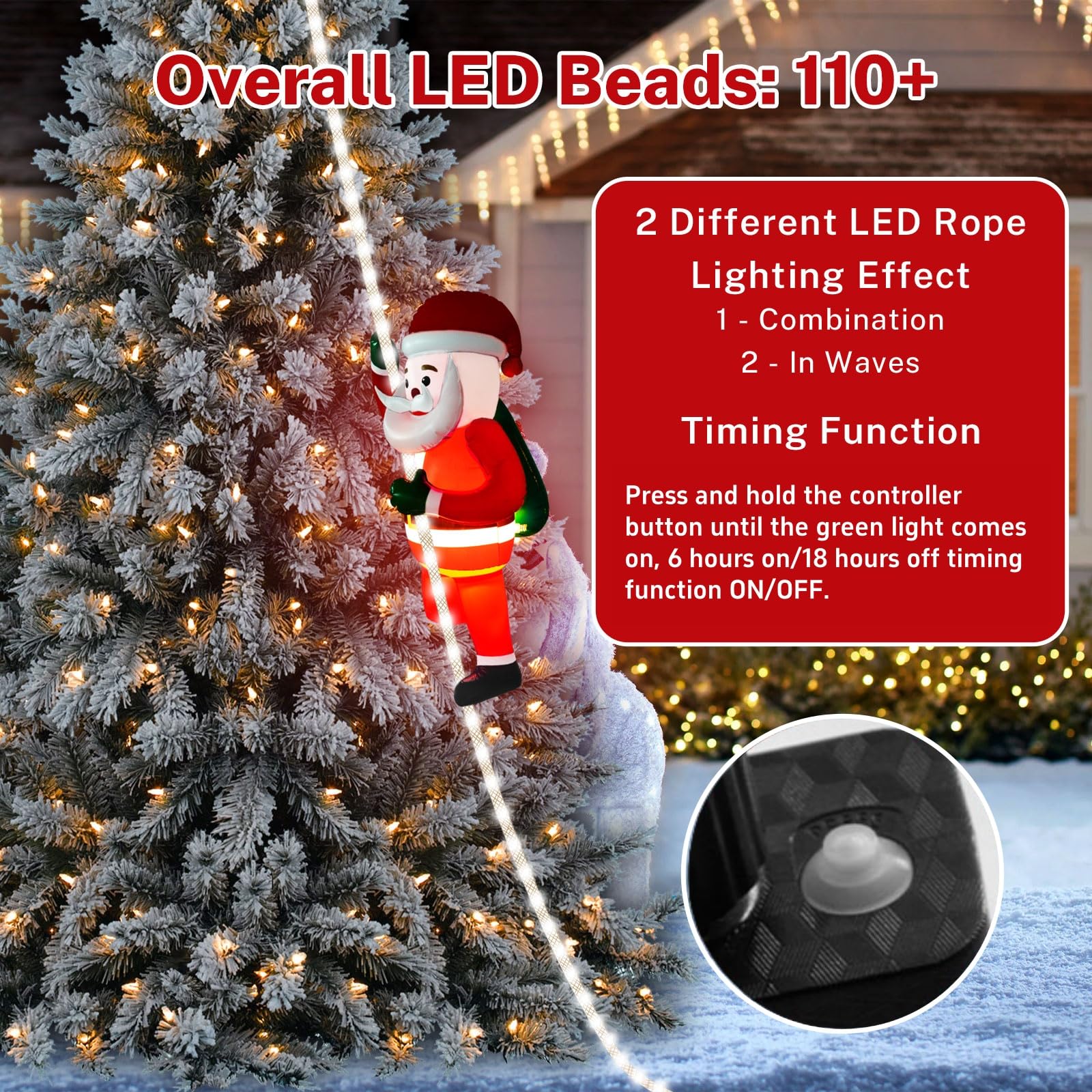 Rope Outdoor Christmas Trees Holiday Home Indoor Outdoor Rope