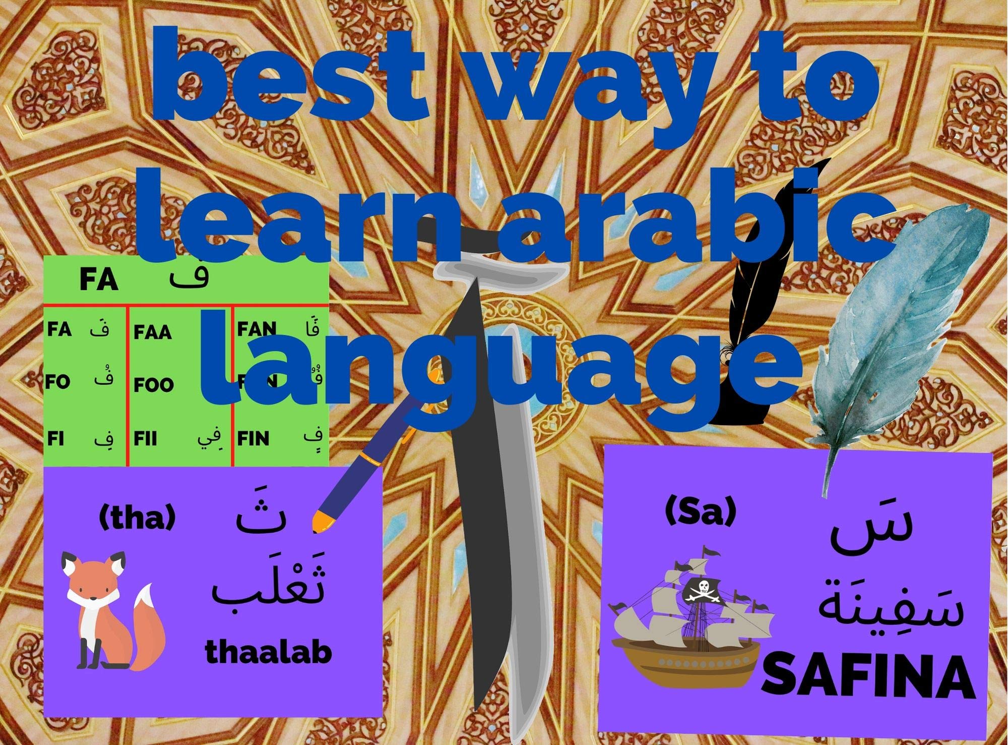 Buy best way to learn arabic language: A WorkBook and Step-By-Step ...