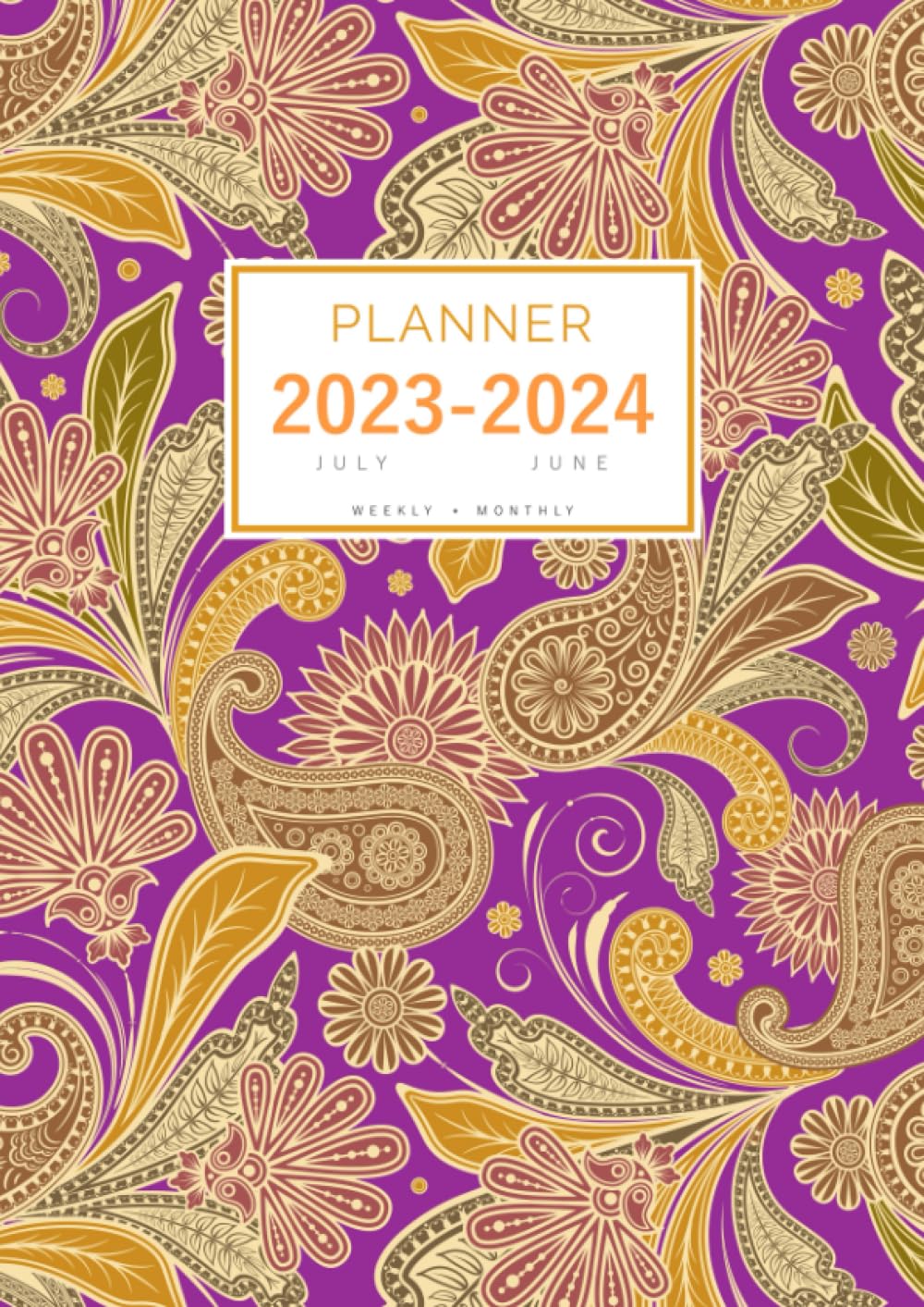 Planner July 2023-2024 June: A4 Weekly and Monthly Organizer | Indian ...