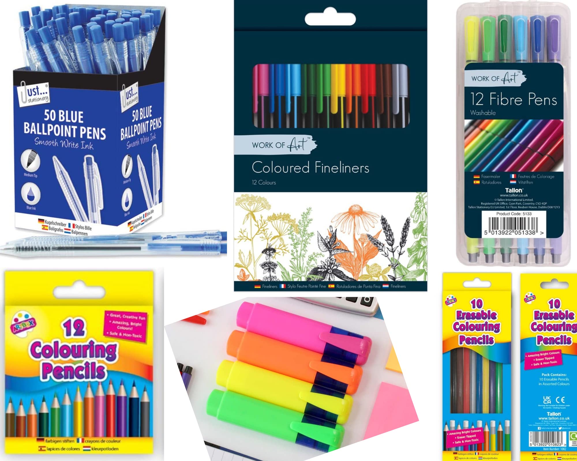 Complete 100-Piece Stationary Set for All Your Writing and Creative ...