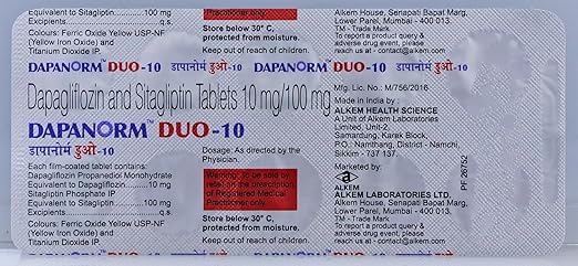 Dapanorm Duo - 10 - Strip of 10 Tablets : Amazon.in: Health & Personal Care
