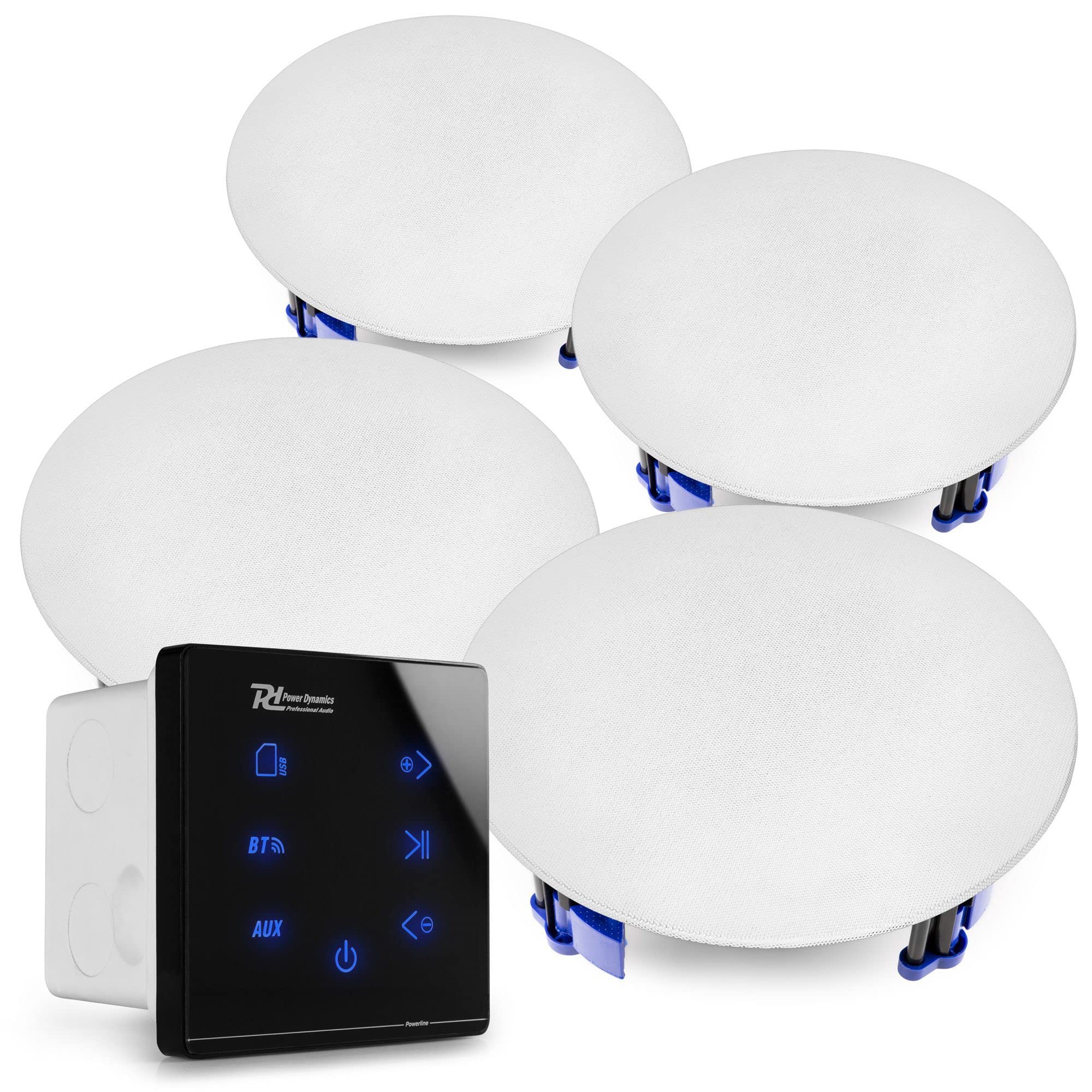 Wireless Ceiling Speaker System House Herdio HCS 528BT (2 Pairs) 5.25"