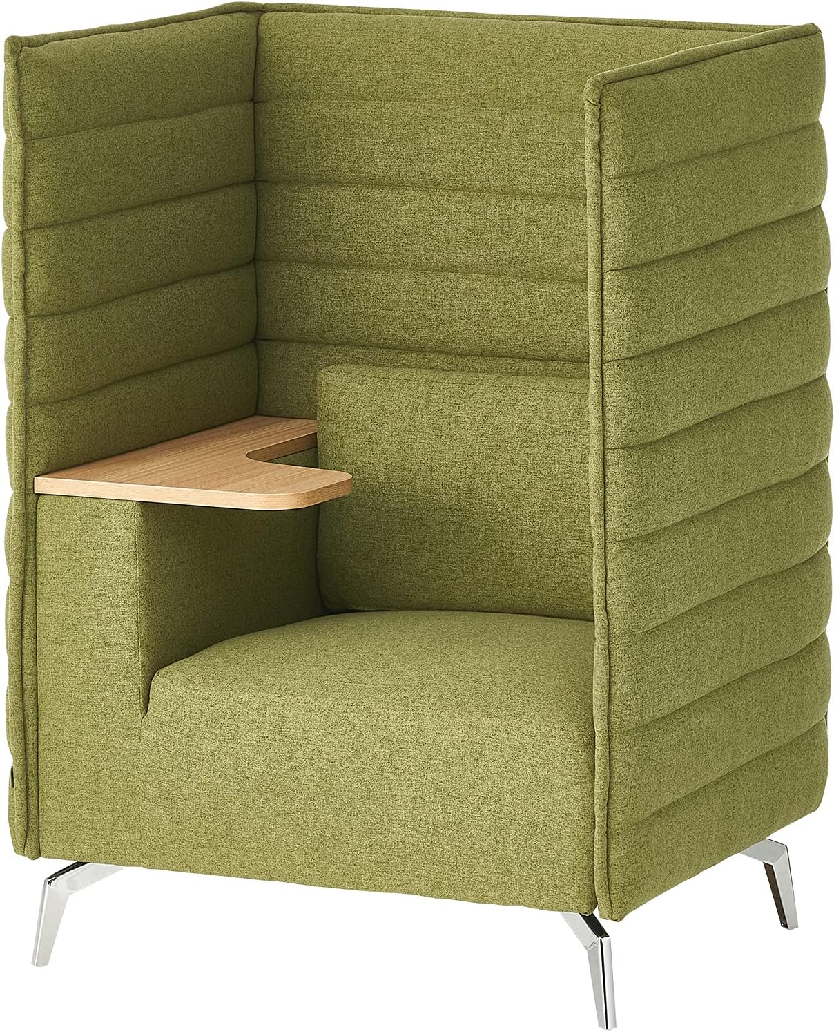 Amazon | 法人様向け オフィスコム ハイビス ハイバックソファー 1人掛け パネル付き テーブル付き 幅920×奥行760×高さ1240mm HIBIS-1P-GR | パーティション ...