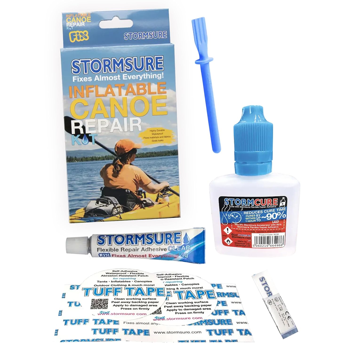 Stormsure Repair Repair - Inflatable Kayak Repair Kit + 30ml ...