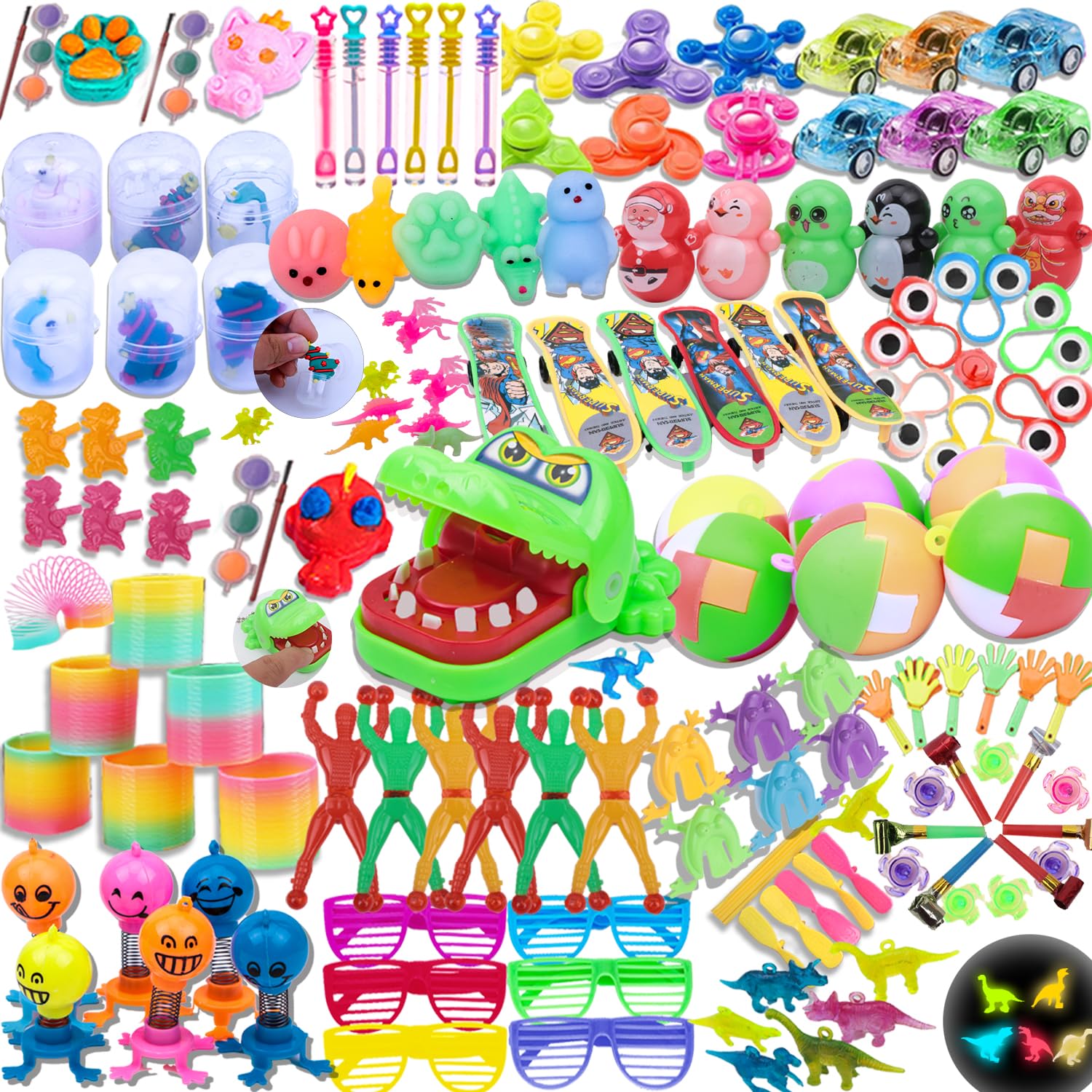 Amazon.com: 139 PCS Party Favor for Kids Goodie Bags Stuffers Fidget ...