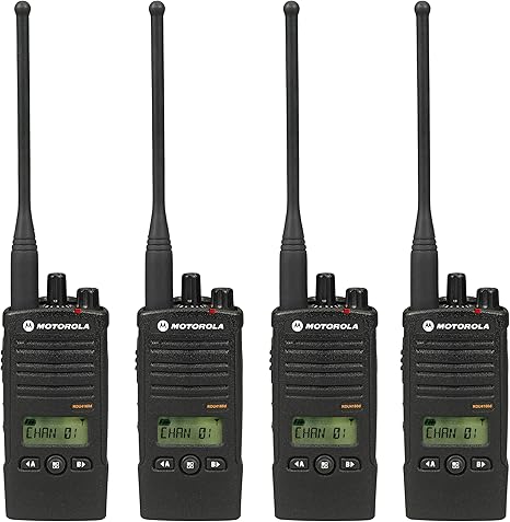 Amazon.com: 4 Pack of Motorola RDU4160d Two Way Radio Walkie Talkies ...