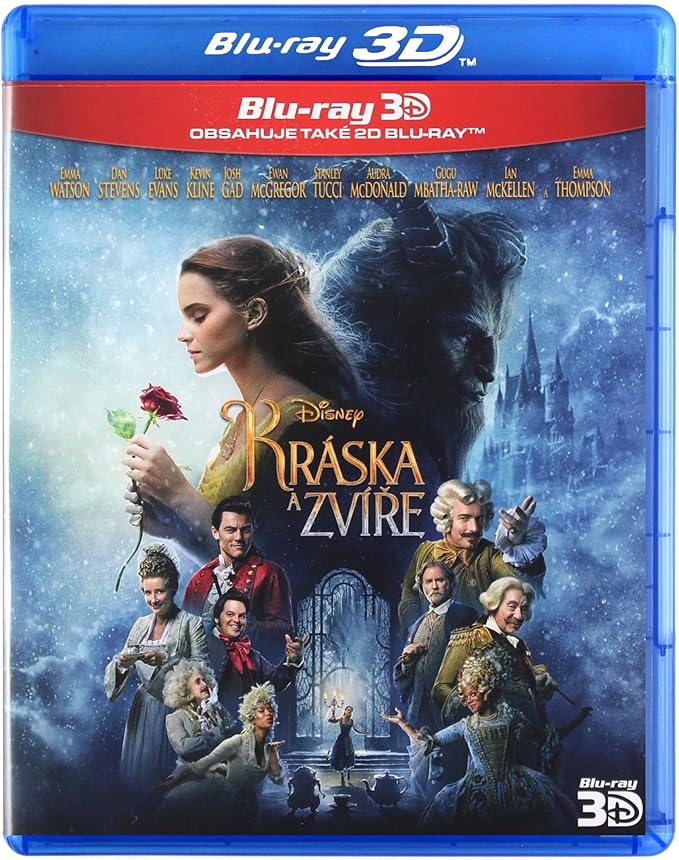 Kraska a zvire 2BD (3D+2D) - limitovana sberatelska edice (Beauty and the Beast) (Tchèque ...