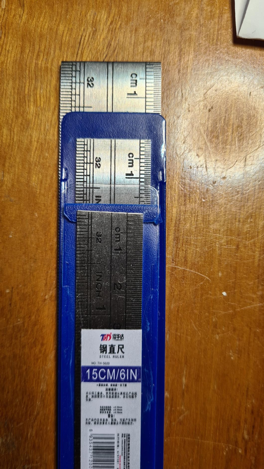 3 Pieces Stainless Steel Ruler Viaky Metal Ruler, 12 Inch(30cm) + 8 ...