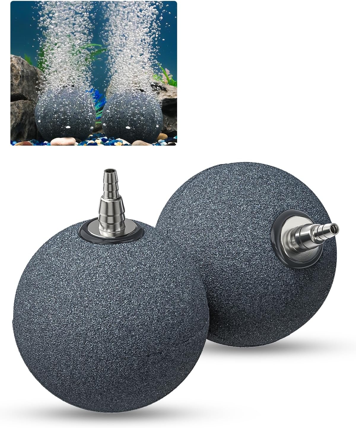 Amazon.com : Saim 11.5" Aquarium Airstone Diffuser Air Tube, 4PCS ...