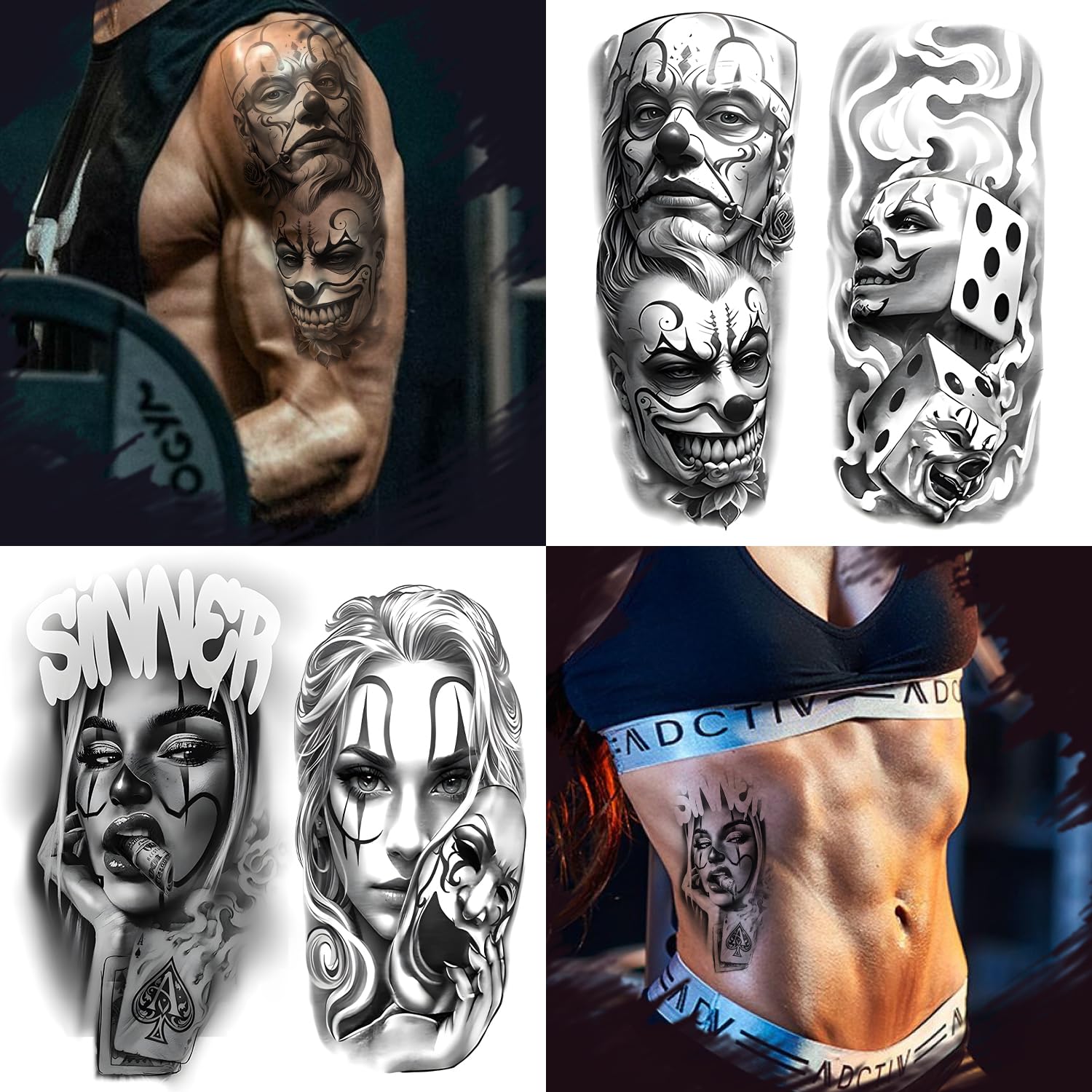 Gangster Full Sleeve Tattoos