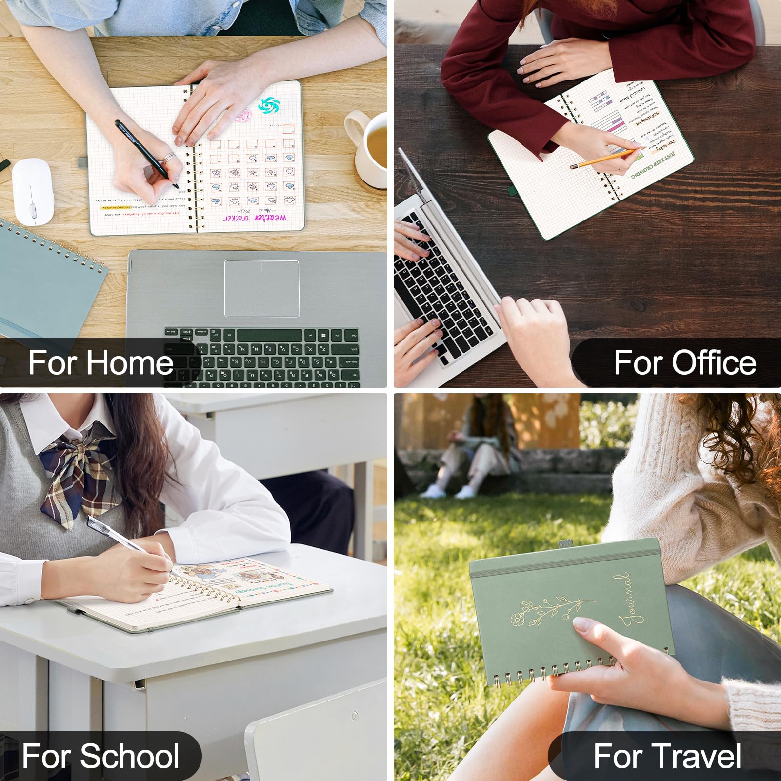 Snapklik.com : Spiral Graph Paper Notebook - 100 GSM Thick Grid ...