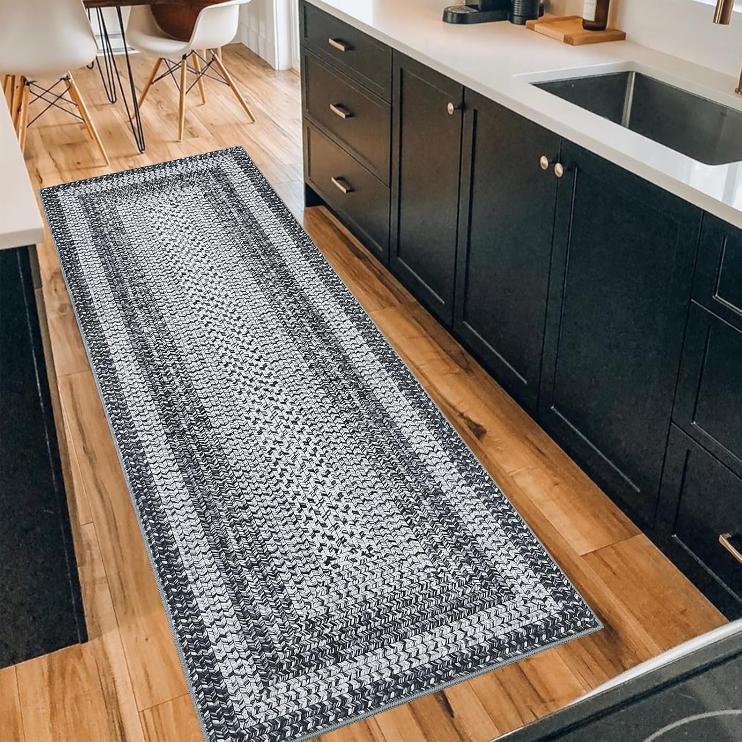 Amazon.com: LUXLOOM Printed Washable Runner Rug 2x10 Runner Modern Non ...
