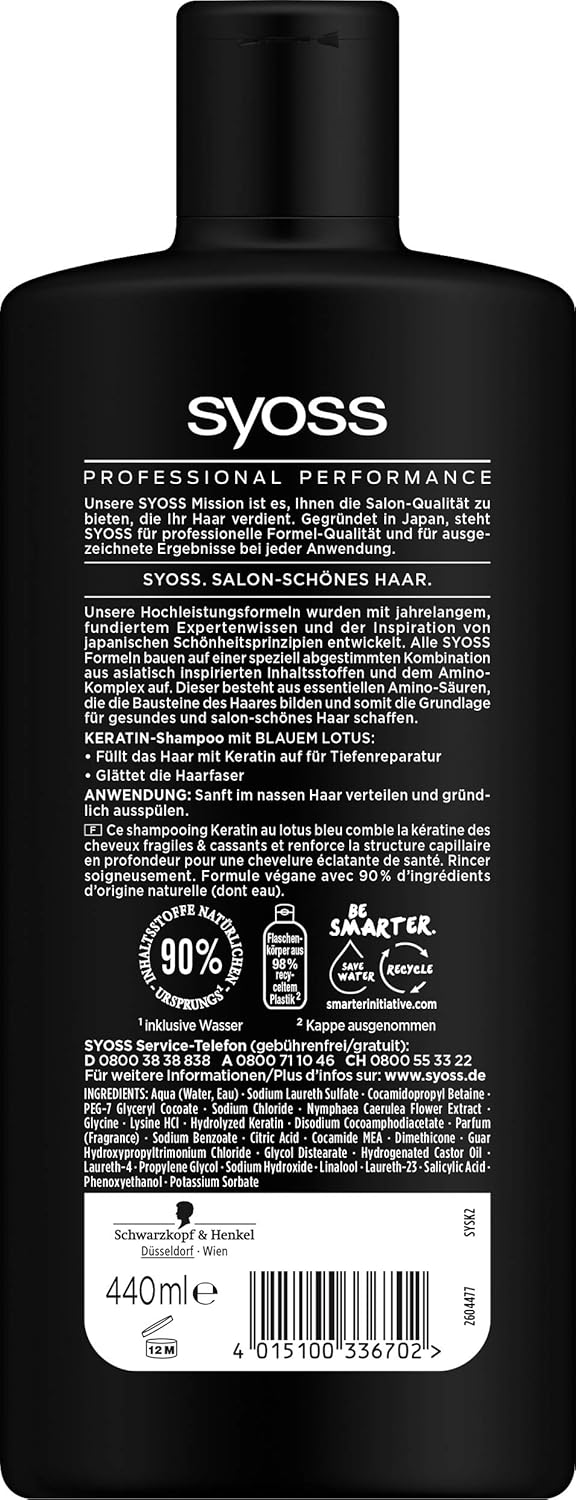SYOSS Keratin Shampoo 440 ml – BigaMart
