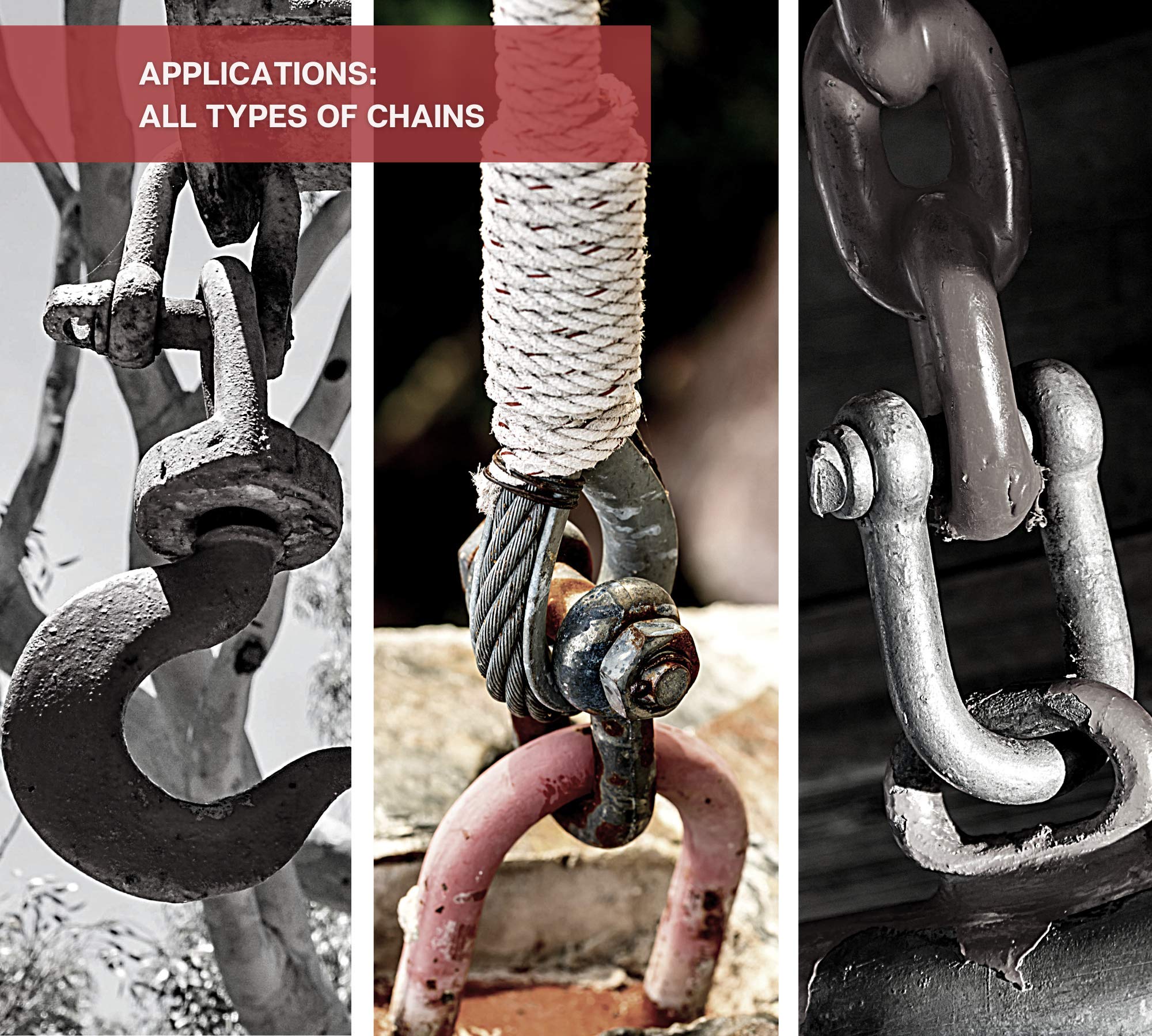 Buy DOJA Industrial | STEEL SHACKLE M6 | PACK 10 | D links hook shackle ...