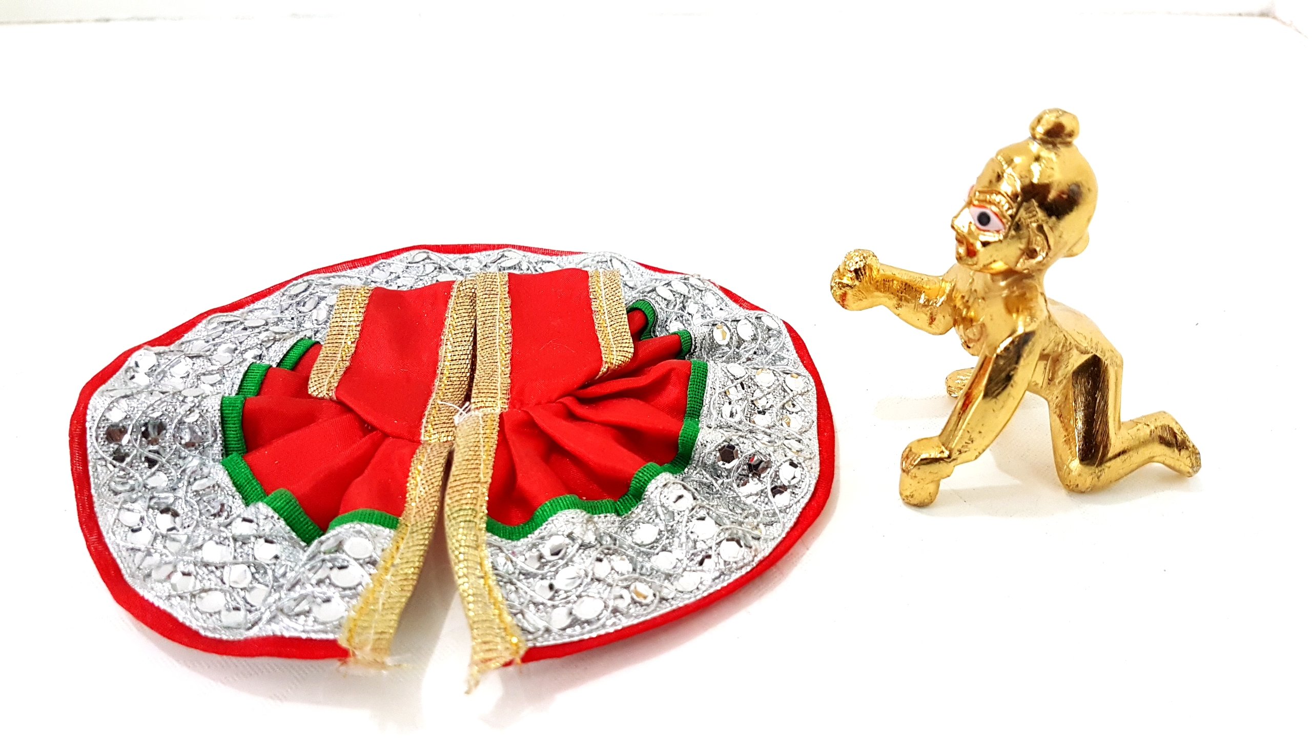 Buy Evergrow Corp Laddu Gopal with Dress Hand Made from Vraja Vrindavan ...