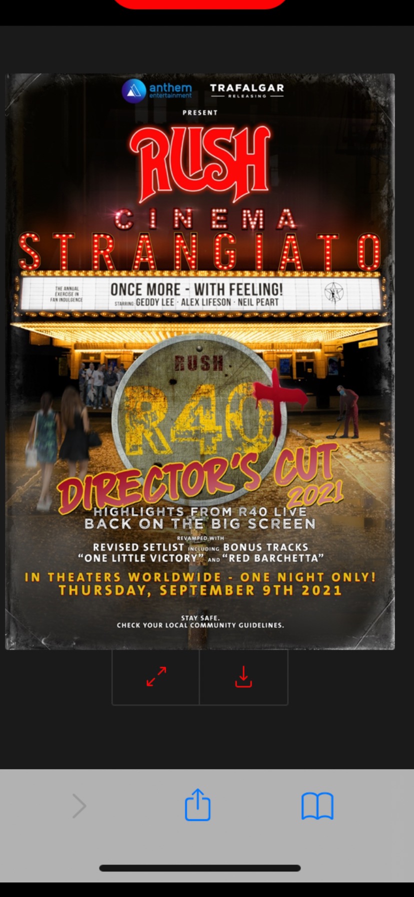 Amazon.com: R40 Live [Blu-ray] : RUSH, Geddy Lee, Alex Lifeson, Neil ...