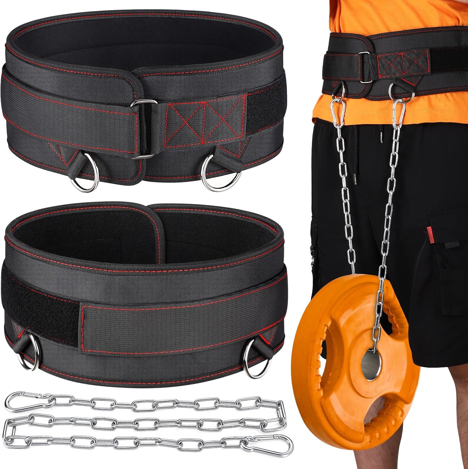 Amazon.com : TOBWOLF Dip Belt with 36 Inches Steel Chain, Adjustable ...
