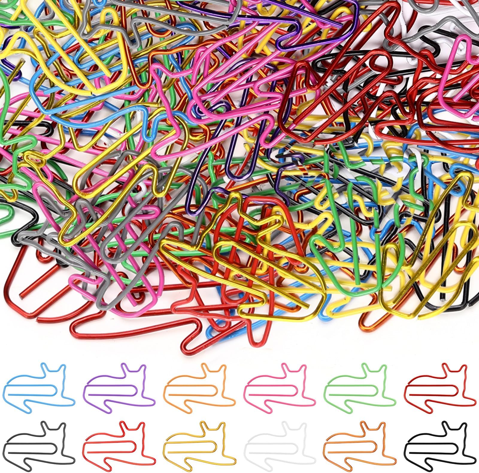 Amazon.com : NELJIBEHU 50 Pcs Jumbo Planner Paper Clips 2 inch – Cute ...