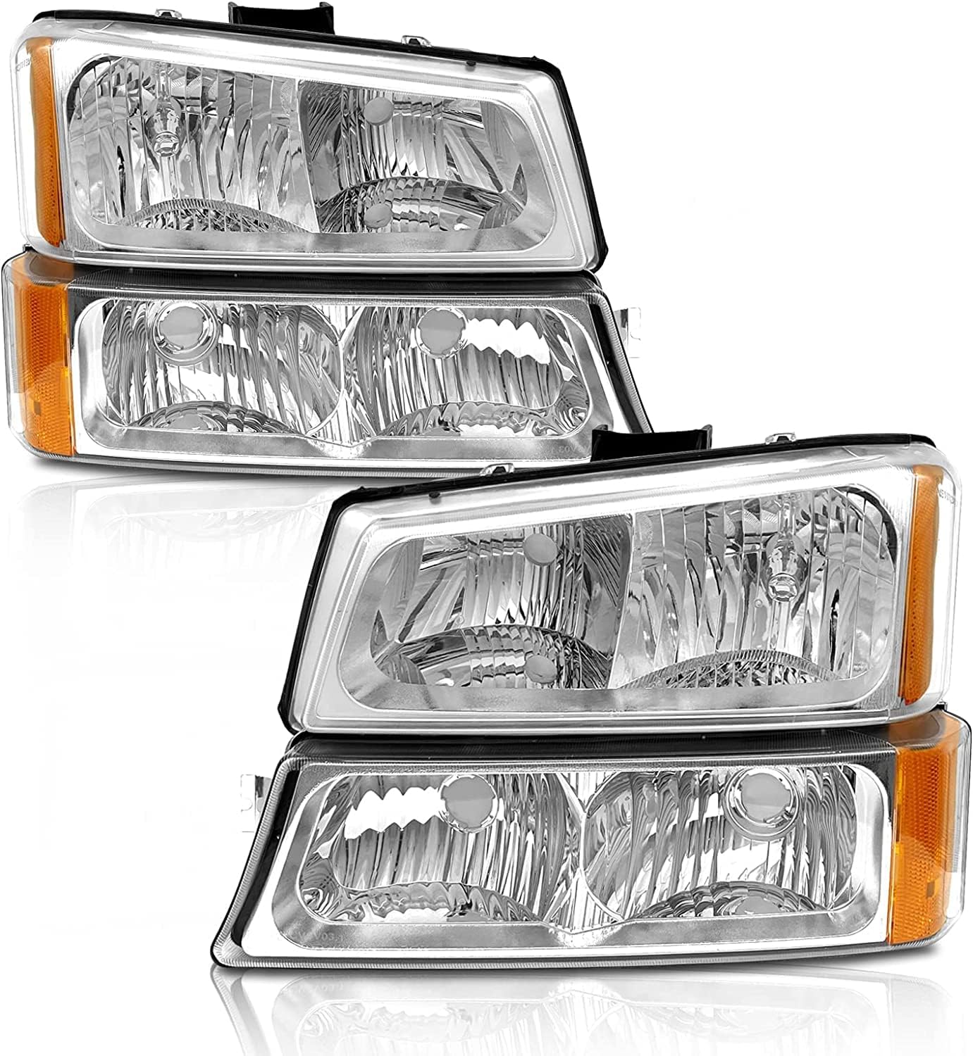 Amazon.com: TopAutoGear 2003-2006 Silverado Headlight Assembly ...