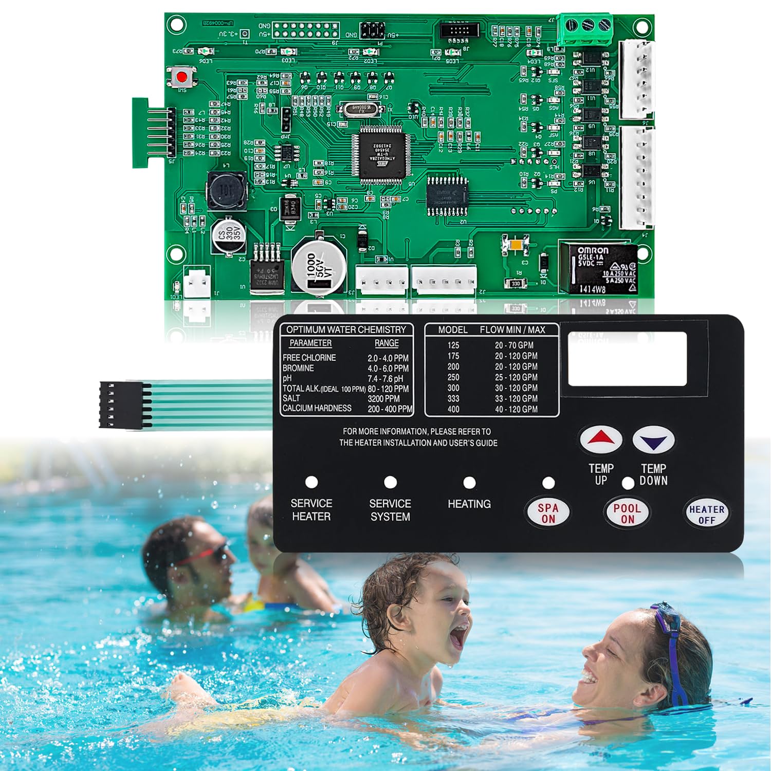 Amazon.com : Yueidung Upgrade 42002-0007S 461105 Pool Heater Control ...