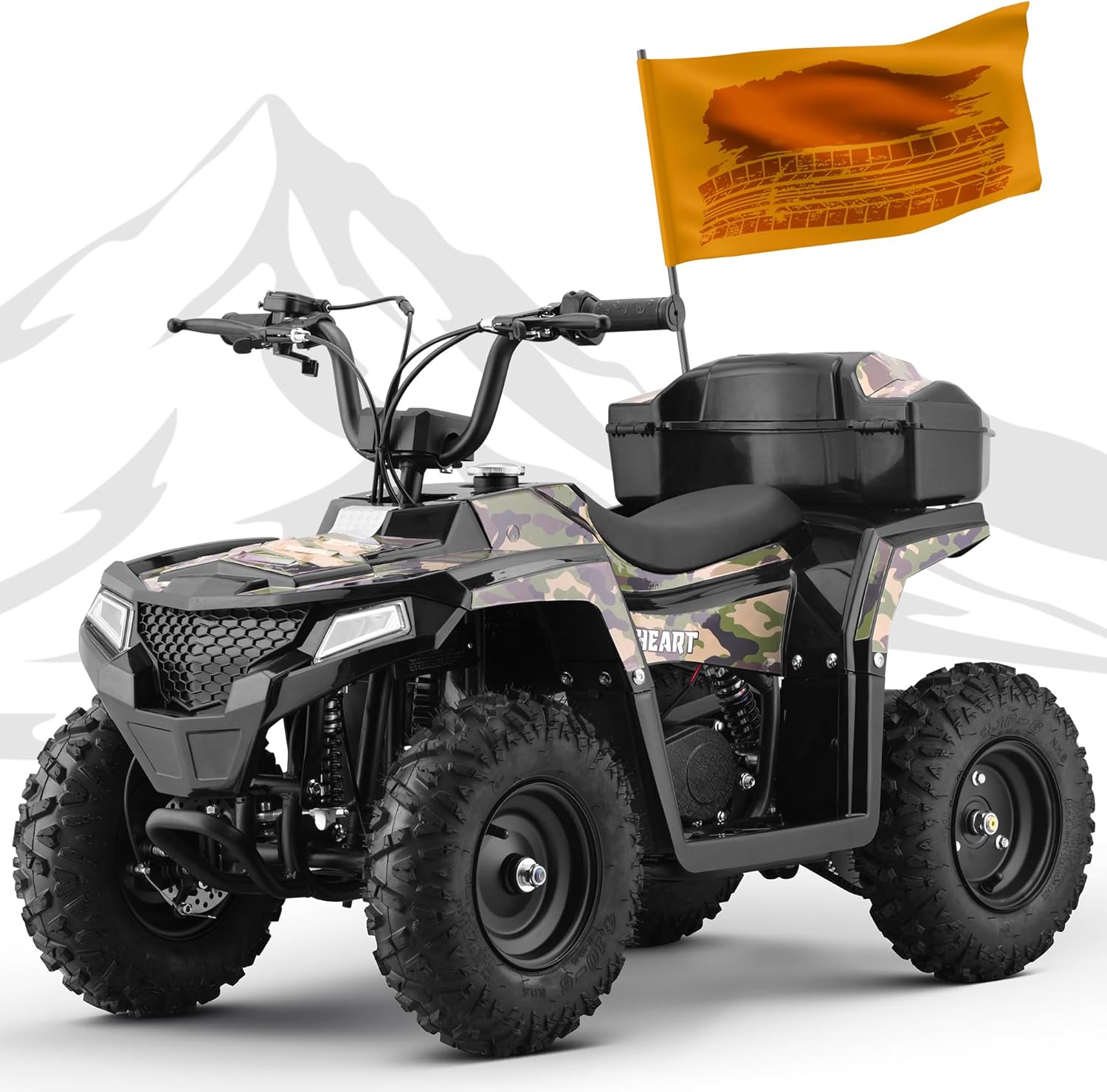 Amazon.com: QEASET XW-A19 40CC Four Wheelers Gas-Powered ATV Quad for ...