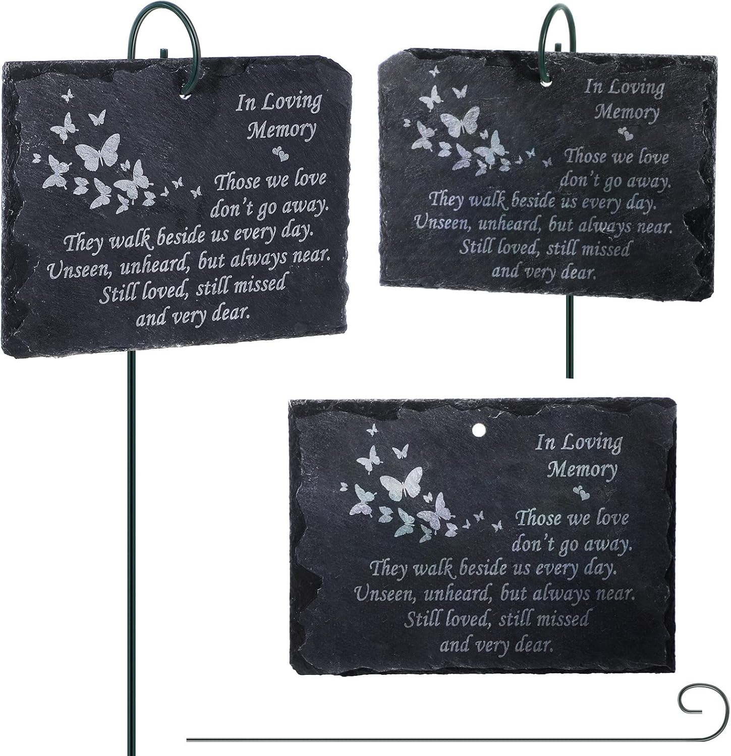 Amazon.com: Soaoo Memorial Garden Marker Grave Decoration Cemetery ...