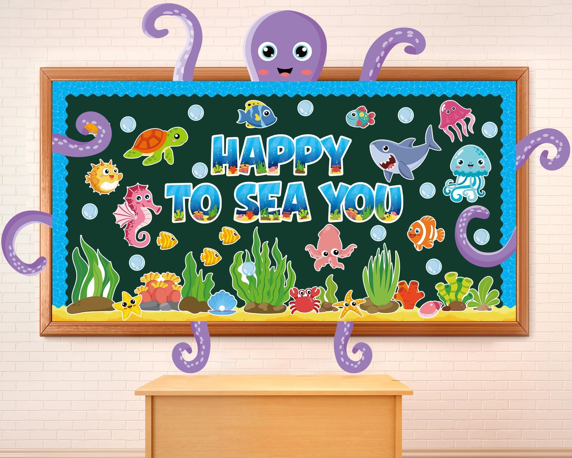 Under The Sea Classroom Decor 101pcs Under The Sea Bulletin Board Set ...