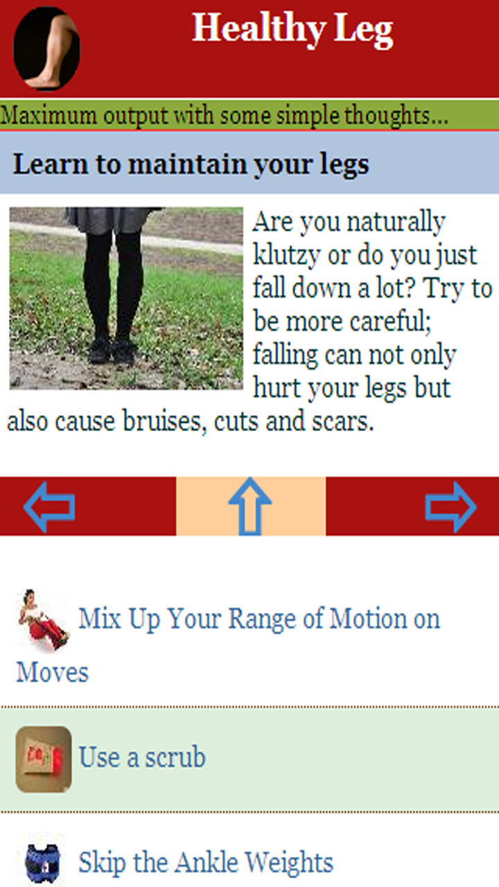 Healthy Leg - App on Amazon Appstore