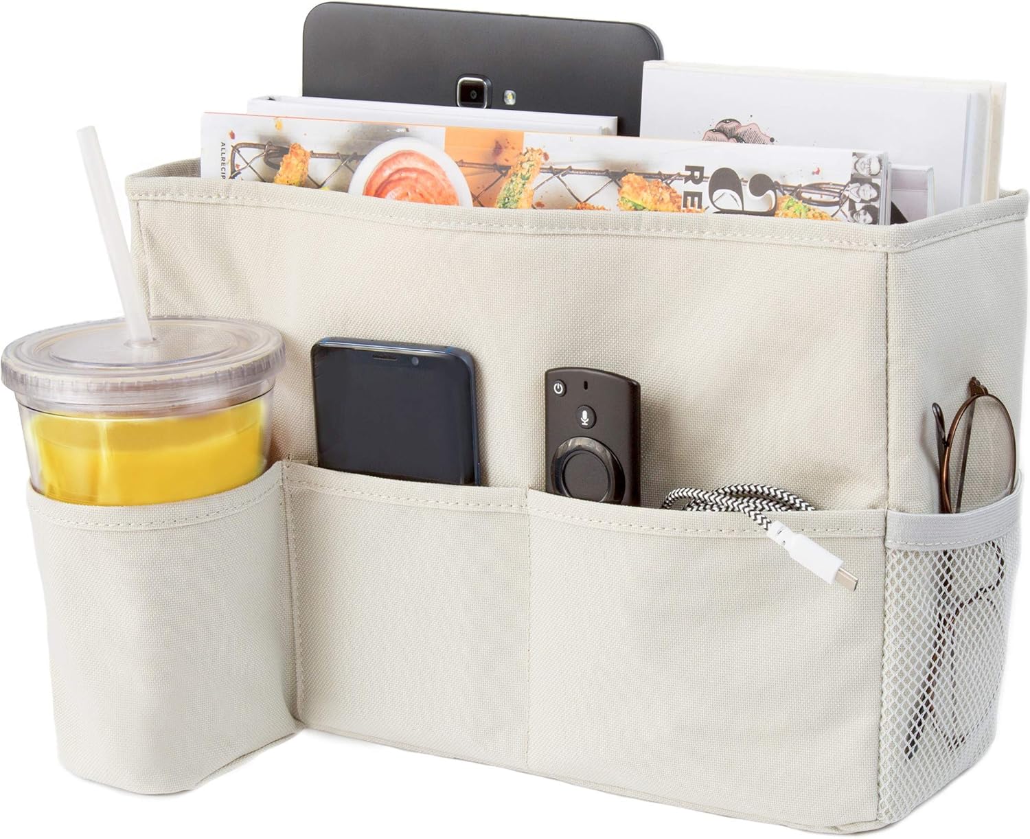 Amazon.com: Bedside Caddy, Bed Pocket Hanging Organizer, Bunk Bed ...