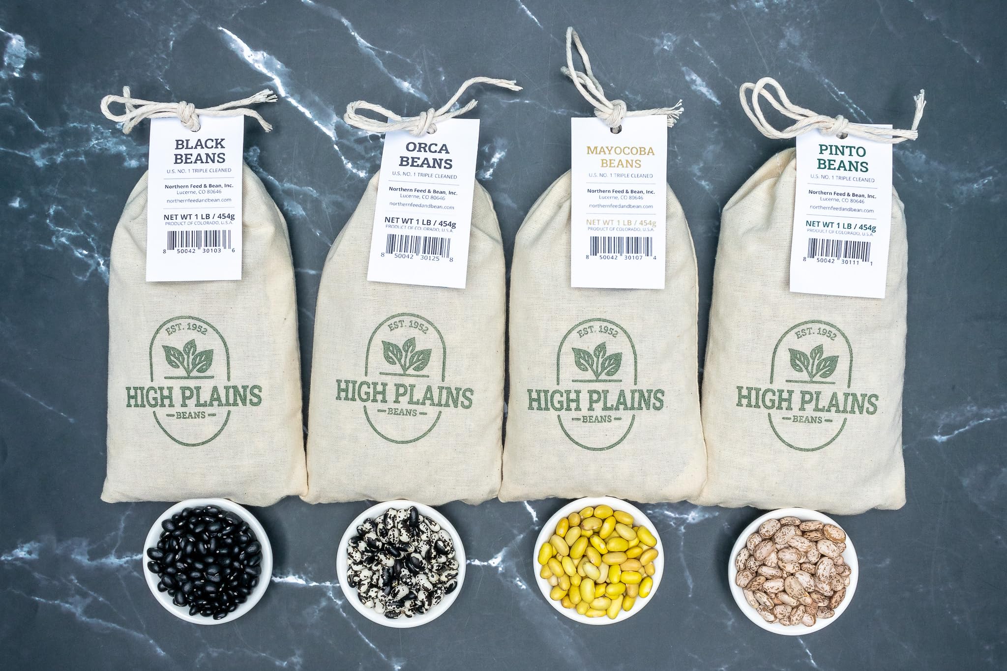 Amazon.com : High Plains Bean Combo (Pack of 4) | 1 Pound Each | Non ...