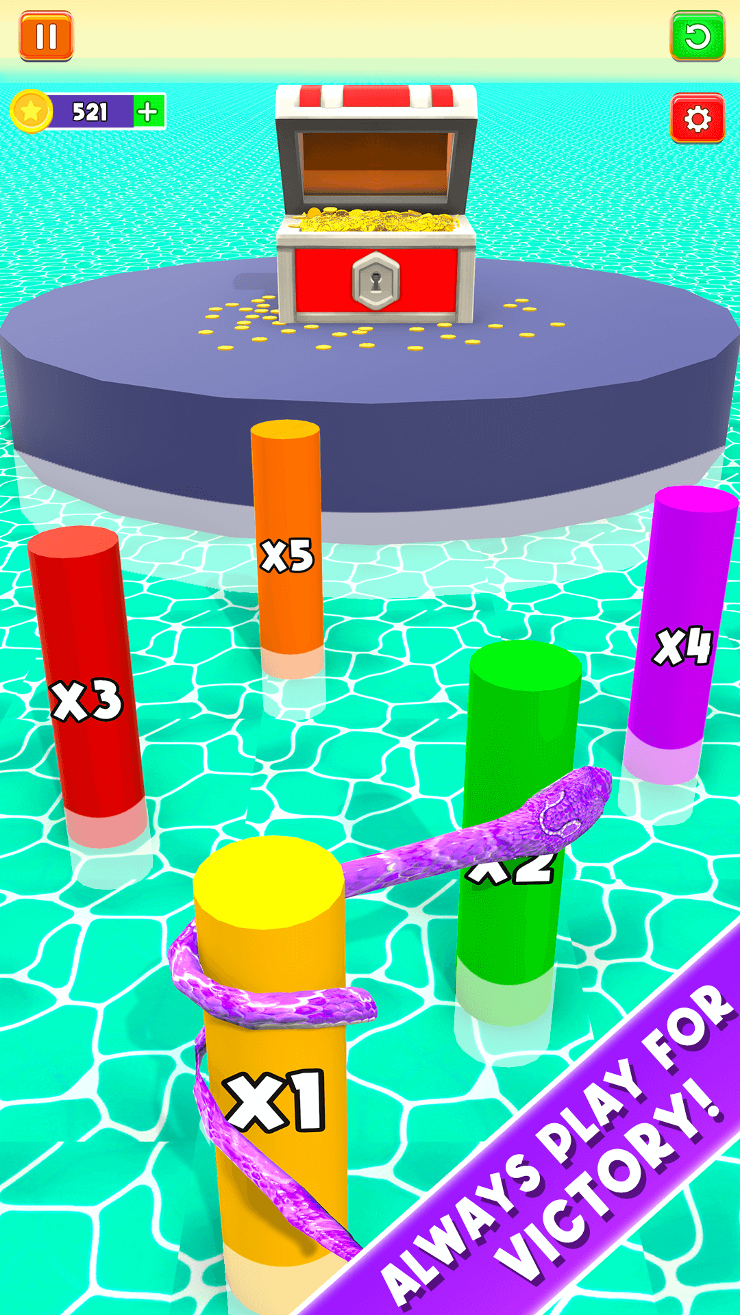 Snake Run Worm Race Fun 3D Game 2024 for Snake.io Battle Zone Rush ...