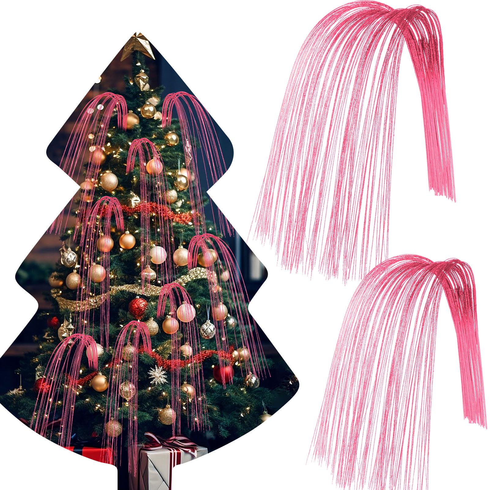 Amazon.com: 30 Pcs Long Glitter Firework Spray Picks 35.5 Inch Soft ...