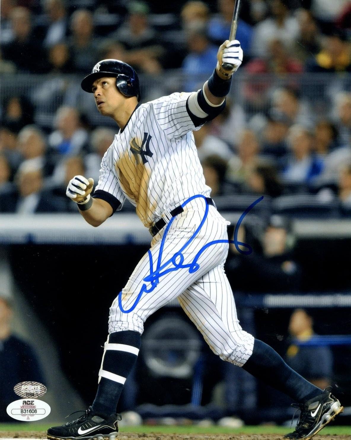 Alex Rodriguez Autographed Photo - 8x10 SM Holo - Autographed MLB ...