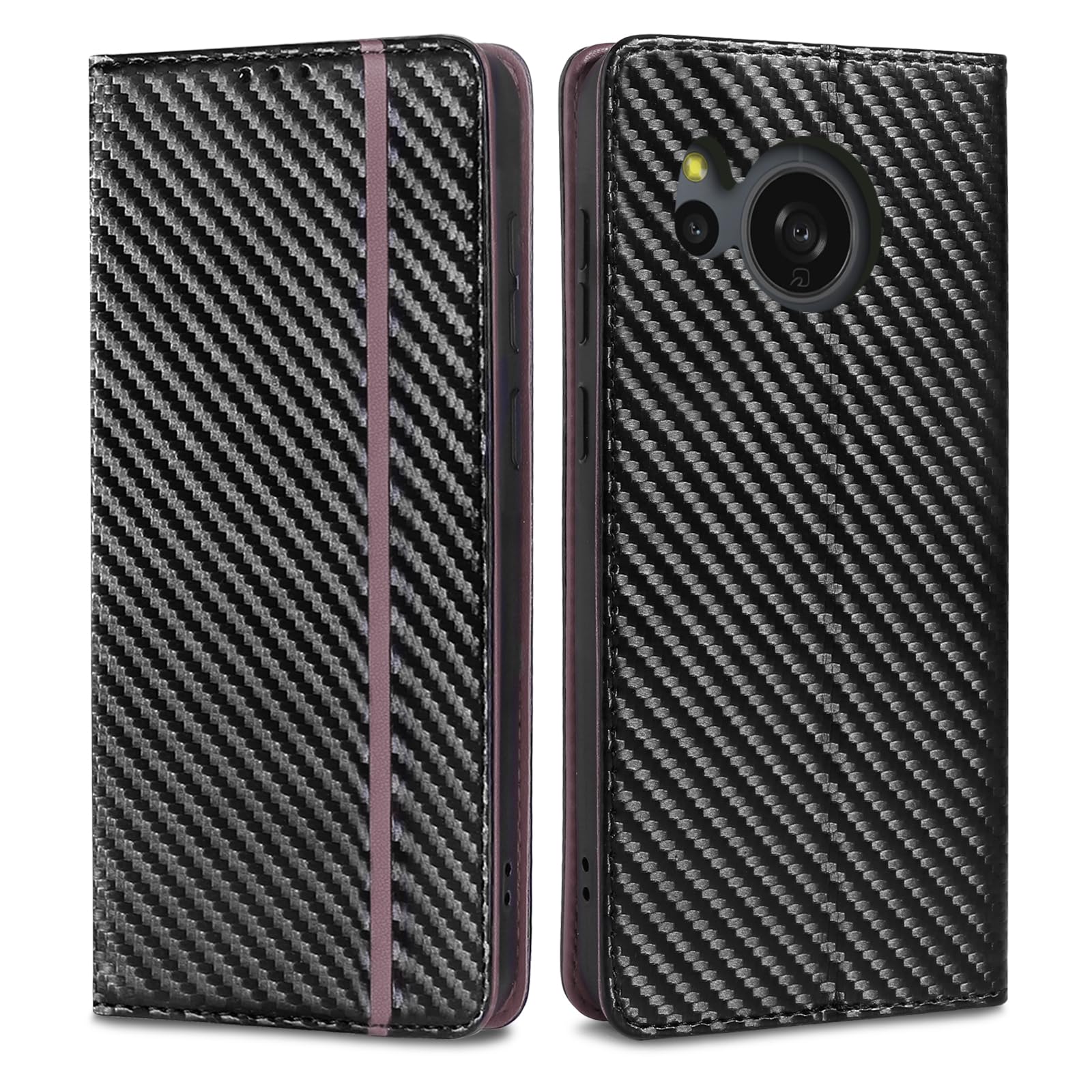 Amazon.co.jp: Iffeenny aquos sense8 ケース アクオスセンス8 ケース 炭素繊維テクスチャ aquosセンス ...