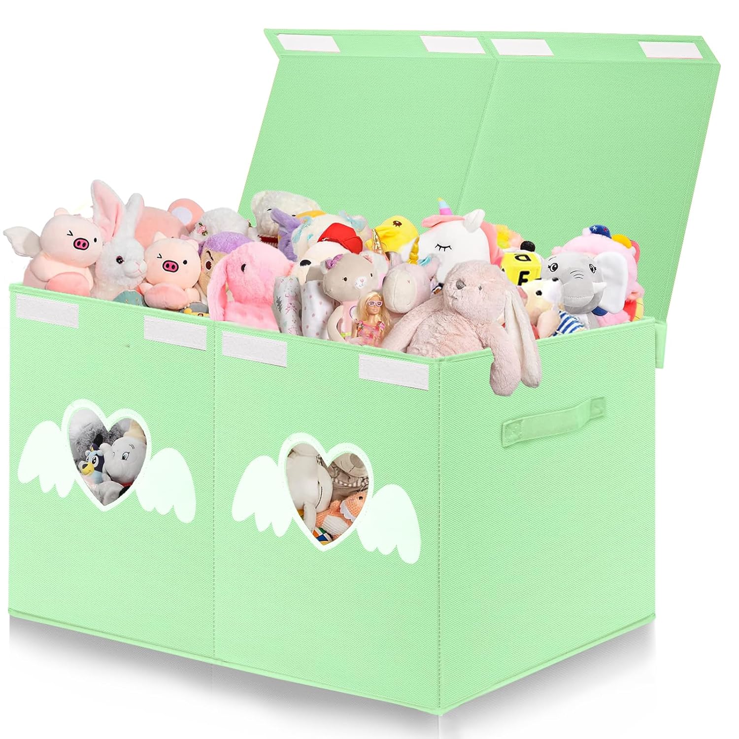 Amazon.com: Xmasorme Large Toy Box Chest,Collapsible Sturdy Storage ...