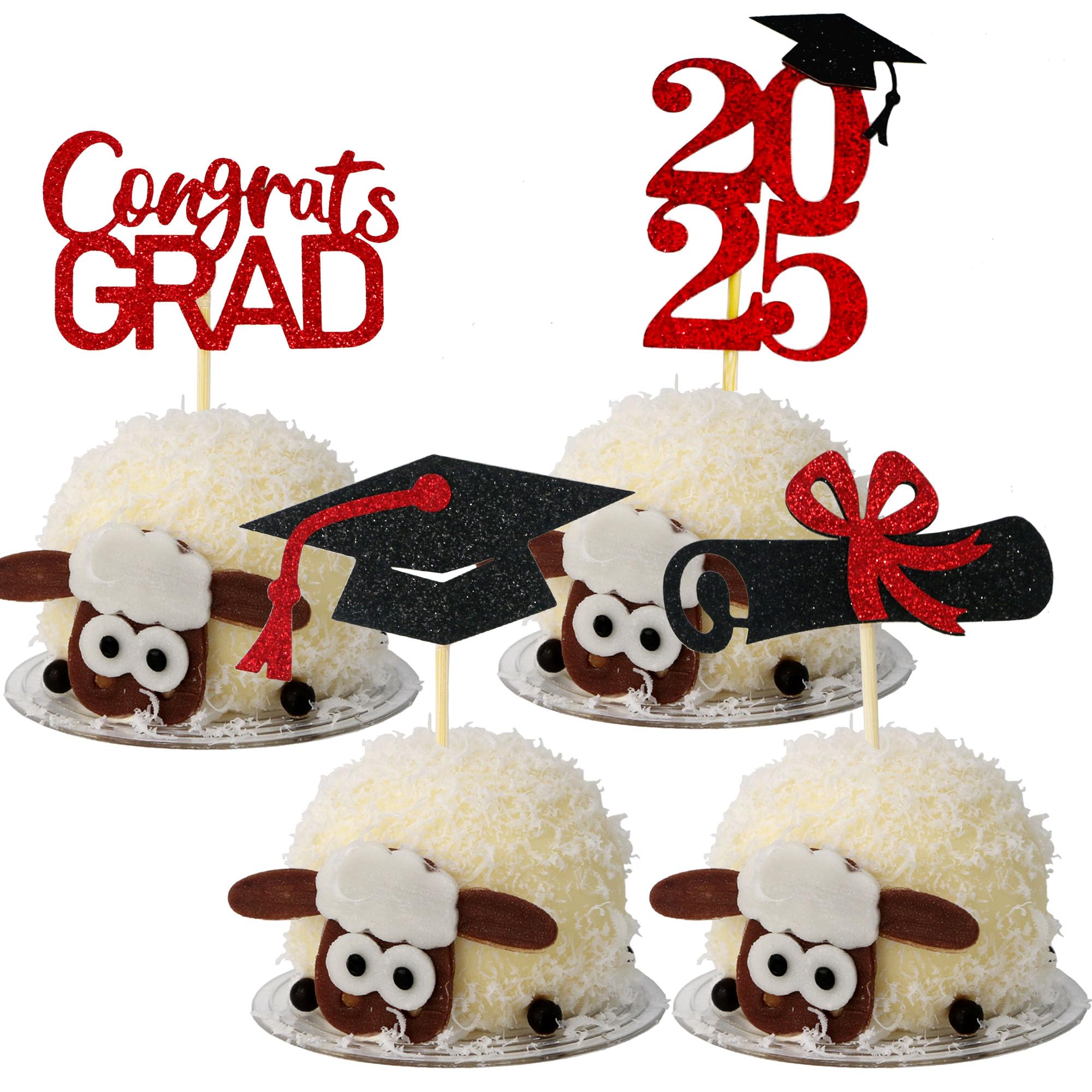 Snapklik.com : YuBoBo Graduation Cupcake Toppers Decorations Party ...