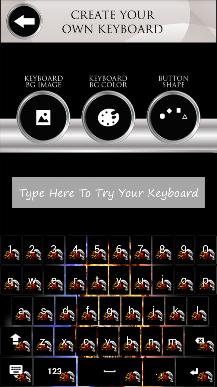 Flaming Skull Keyboards - App on Amazon Appstore