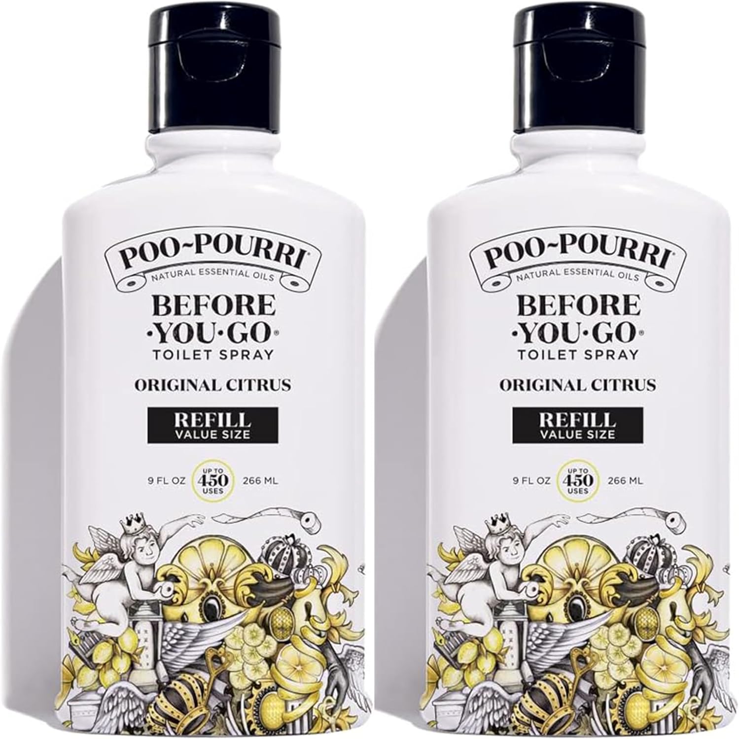 Amazon.com: Poo Pourri Original Citrus Toilet Spray Refill Bottle, 9 Fl ...