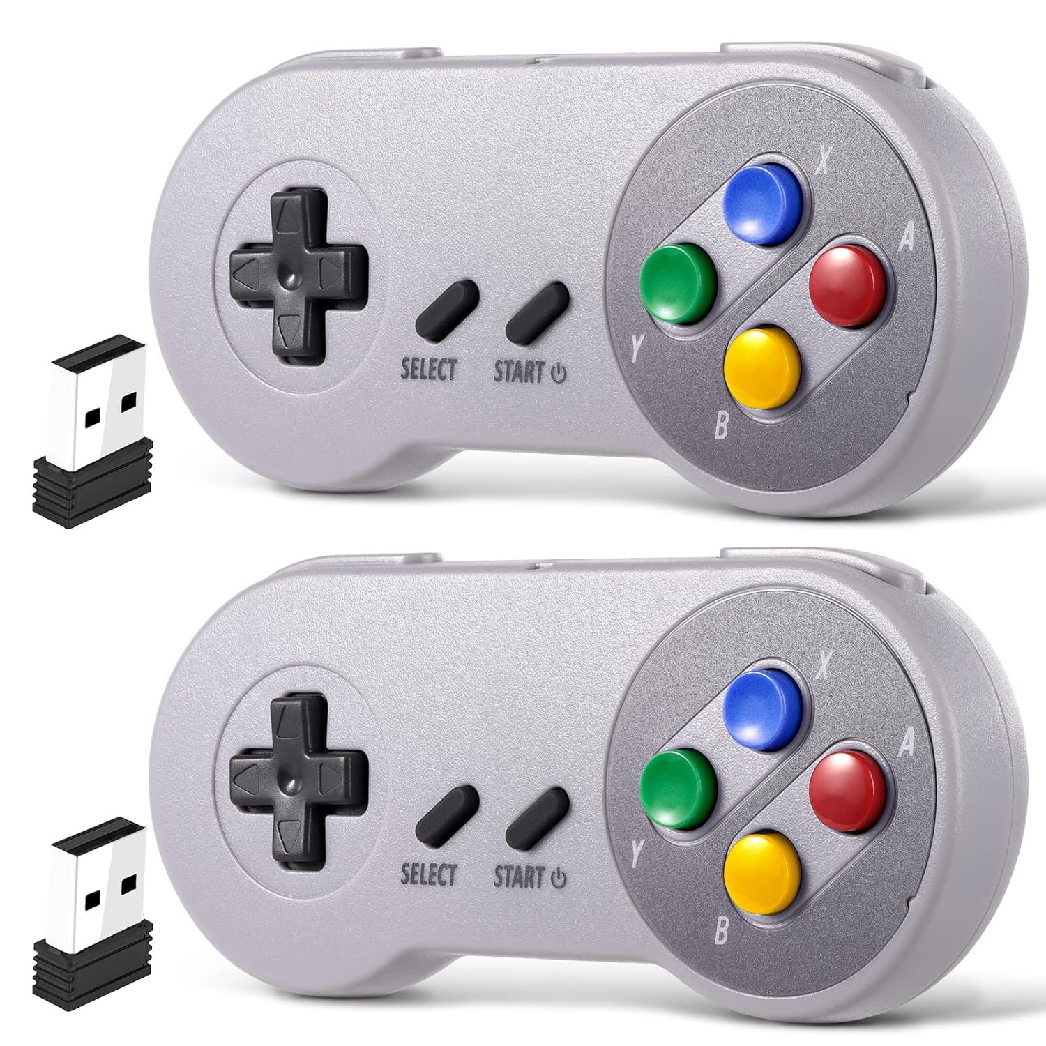 Amazon.com: iNNEXT 2 Pack 2.4 GHz Wireless USB Controller Compatible ...