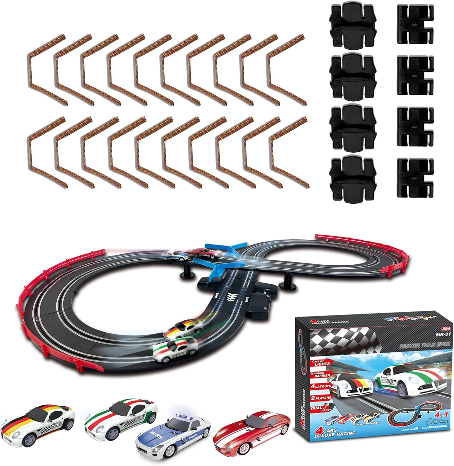 Amazon.com: AGM MASTECH Slot Car Accessory Pack - 20 Replacement ...