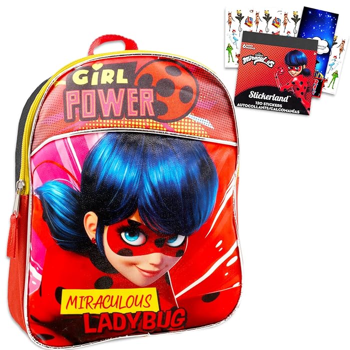 Buy Miraculous Ladybug Backpack Set - Bundle with 11" Miraculous ...