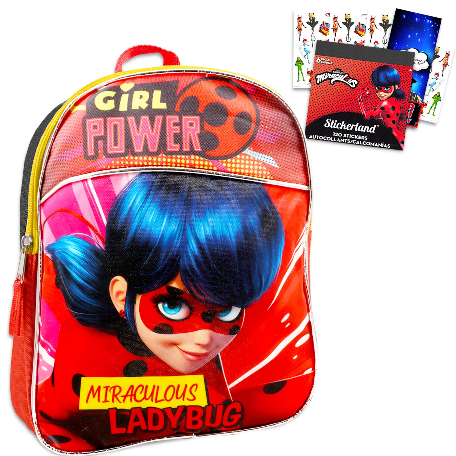 Buy Miraculous Ladybug Backpack Set - Bundle with 11" Miraculous ...