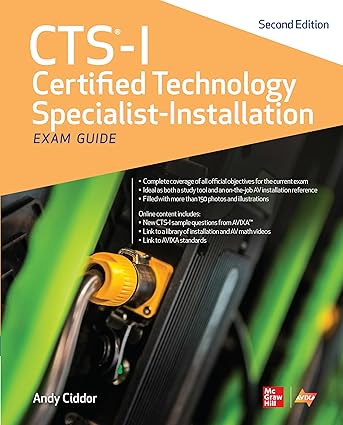 Buy Cts-I Certified Technology Specialist-Installation Exam Guide ...