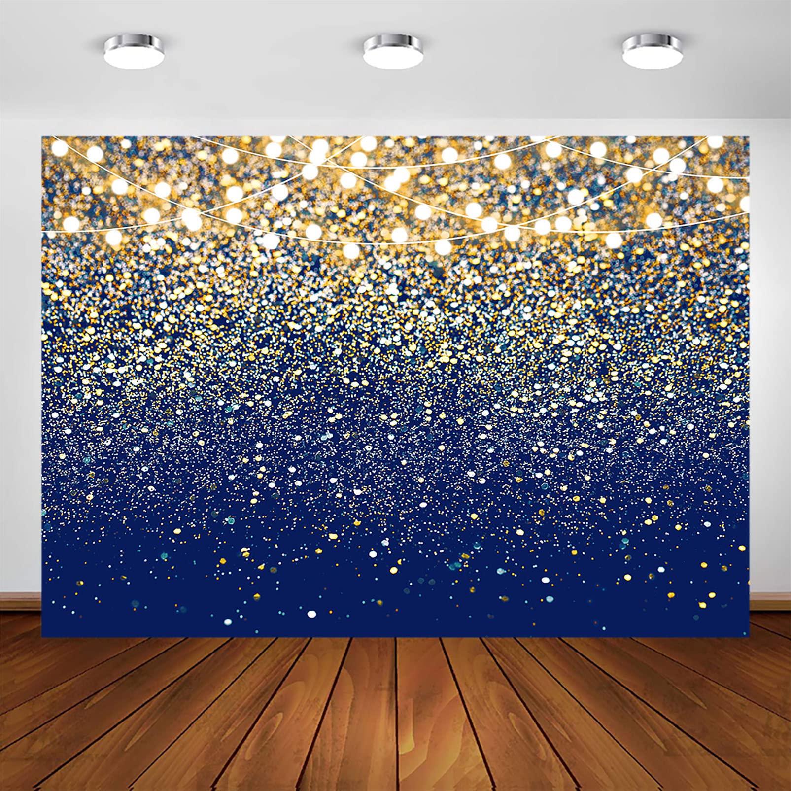 Sparkly Dark Blue Backgrounds