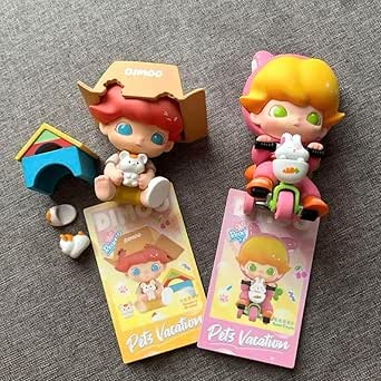 Amazon.co.jp: POPMART DIMOO Pets Vacation 2 Pack : Toys & Games