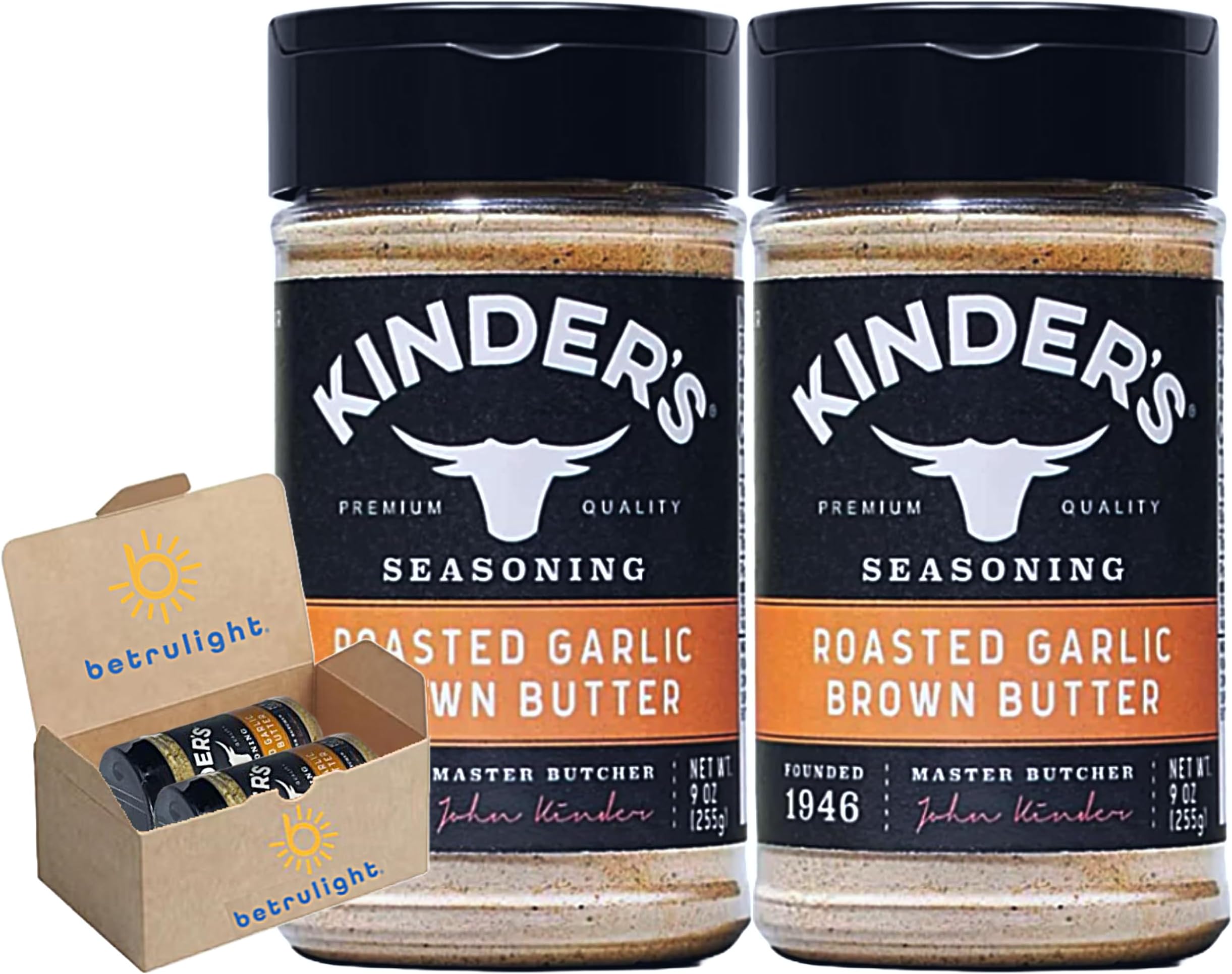 Amazon.com: Kinders Seasoning Roasted Garlic Brown Butter Rub | Zero ...