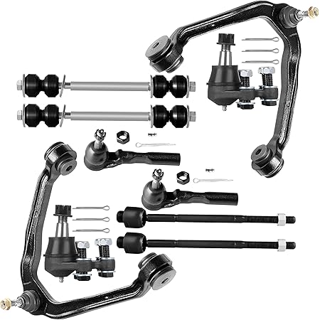 Amazon.com: ASTARPRO 12pcs Suspension Kit Front Upper Control Arms and Ball Joints| Tie Rod Ends ...