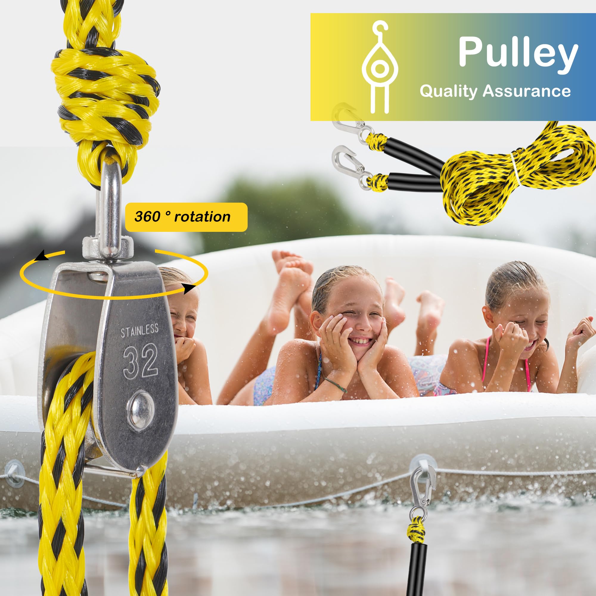 Snapklik.com : Self Centering Tow Harness For Watersports