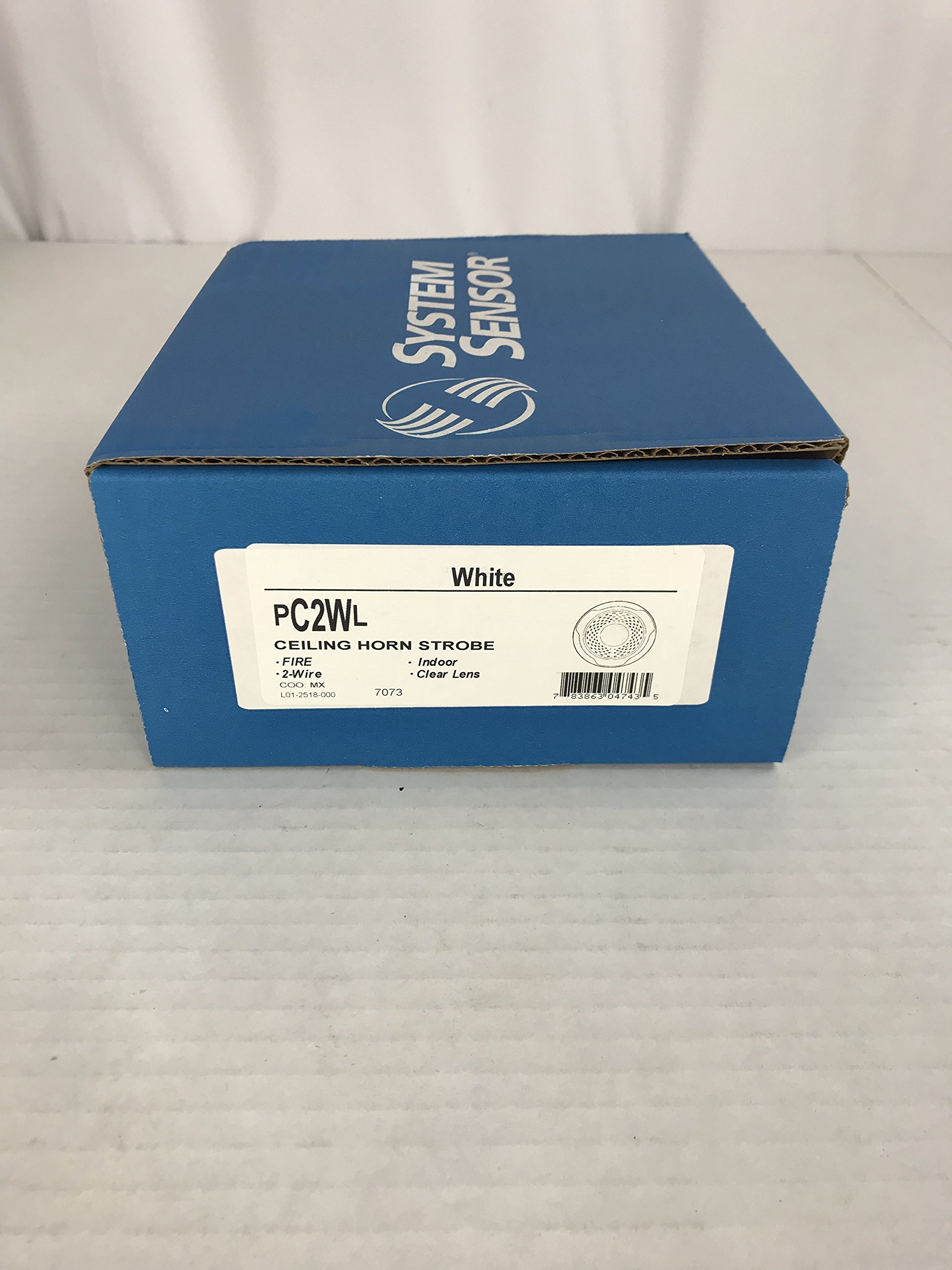 System Sensor PC2WL 2 Wire Horn Strobe Ceiling MT, White - Amazon.com