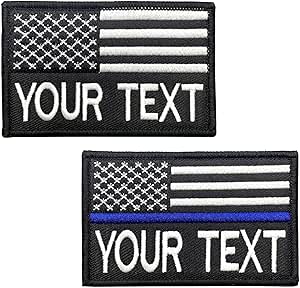 Amazon.com: 2PCS Tactical Morale Patch,Customizable Name Patches with Hook Fastener,Personalized ...